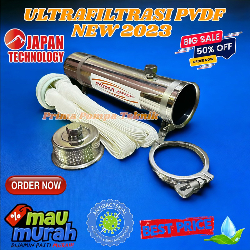 Jual Ultrafiltrasi PVDF Primapro Ultrafiltrasi pvdf 1000 lph Filter air ...