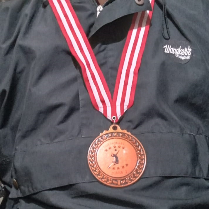 Jual Medali costum kalung medali termasuk logo gambar Warna Emas Perak ...