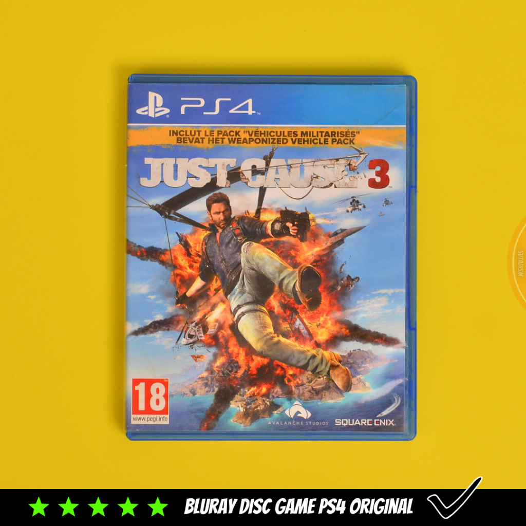 Jual Kaset Game BD Just Cause 3 Blueray Disc Playstation 4 PS4 | Shopee ...