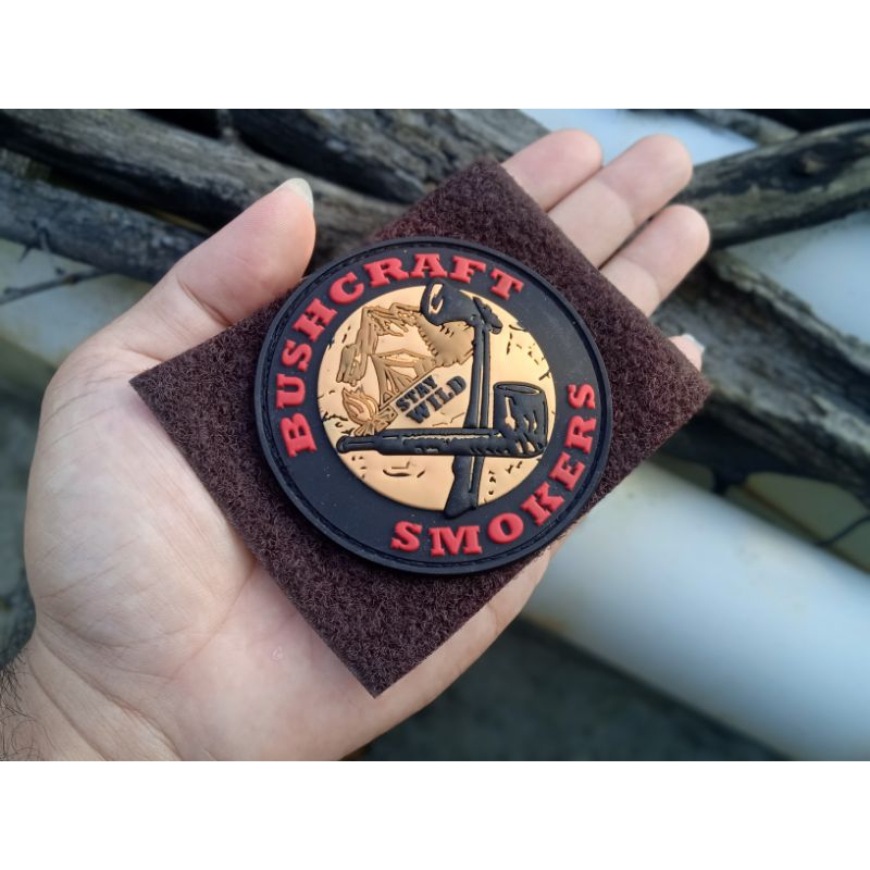 Jual Patch velcro BUSHCRAFT SMOKERS | Shopee Indonesia