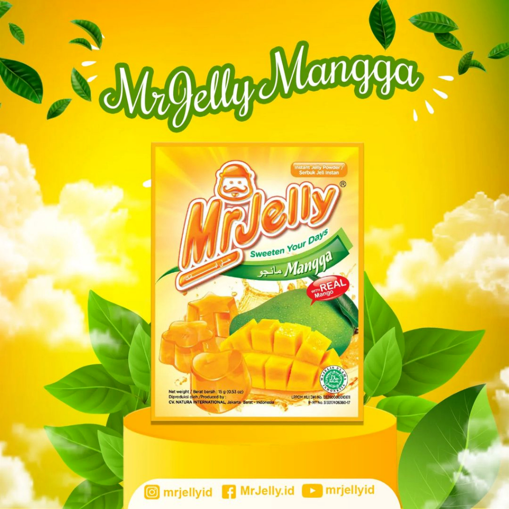 Jual MR JELLY (JELI BUBUK) All Varian @ Sachet - MrJelly Pudding Agar ...