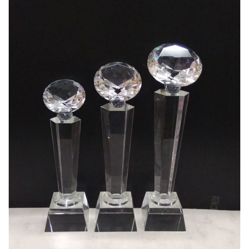 Jual P8070 Plakat Kristal / Trophy Crystal kaca / Piala Golf / Piala ...
