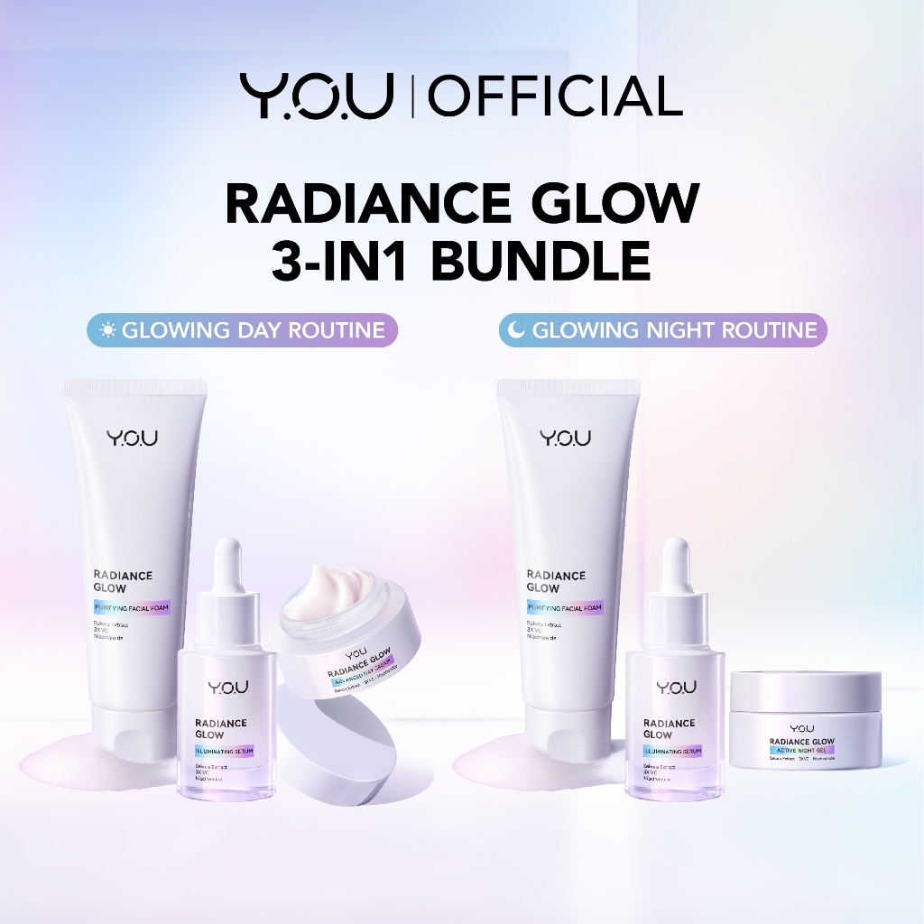 Jual YOU Radiance Glow 3in1 Glowing Routine Value Pack Bundle YOU ...