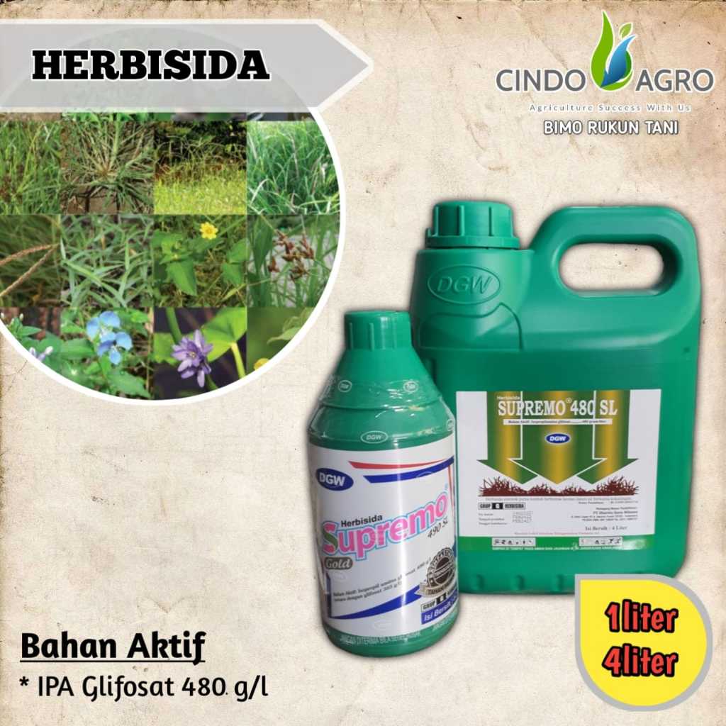 Jual SUPREMO 480 SL DGW - 4liter | Shopee Indonesia
