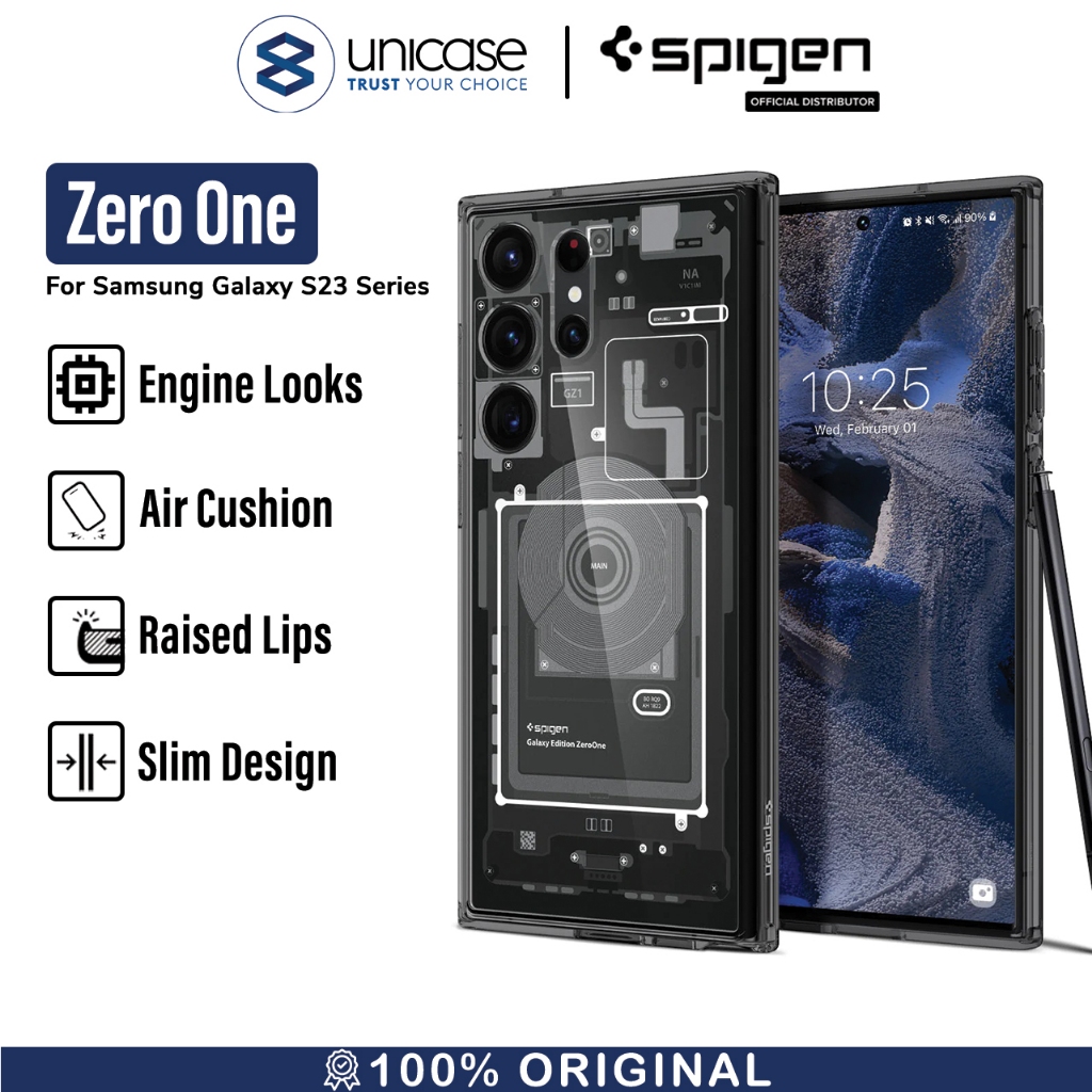 Jual Case Samsung Galaxy S23 Ultra Plus Spigen Ultra Hybrid Zero One Casing | Shopee Indonesia