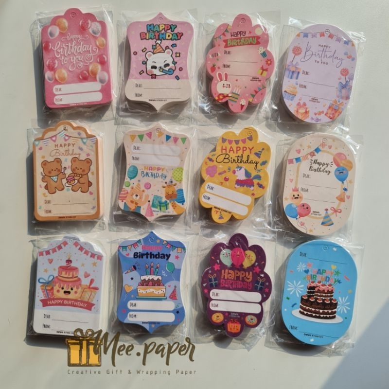 Jual Hang Tag Sansan Wawa, HBD, Gift Tag / Label Tag | Shopee Indonesia