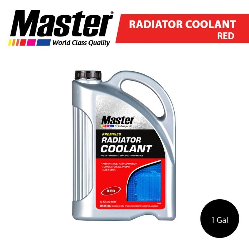Jual MASTER RADIATOR COOLANT PREMIXED GALON 4 LITER ORI | Shopee Indonesia