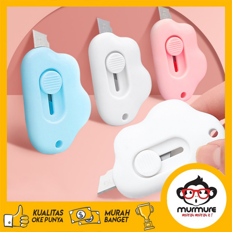 Jual MURMURE I MINI CUTTER LUCU BENTUK AWAN PISAU KARTUN UNTUK ALAT ...