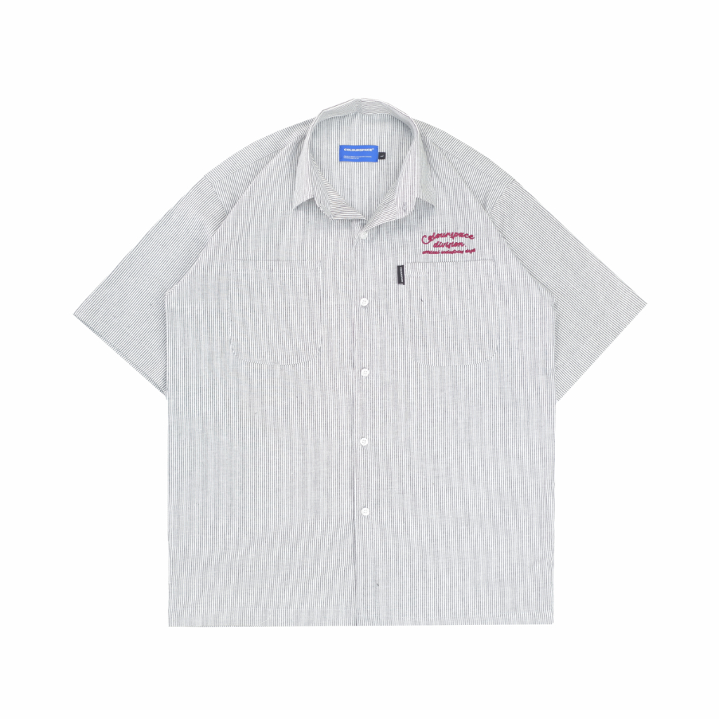 Jual Workshirt Colourspace - Dash - Light Grey | Shopee Indonesia