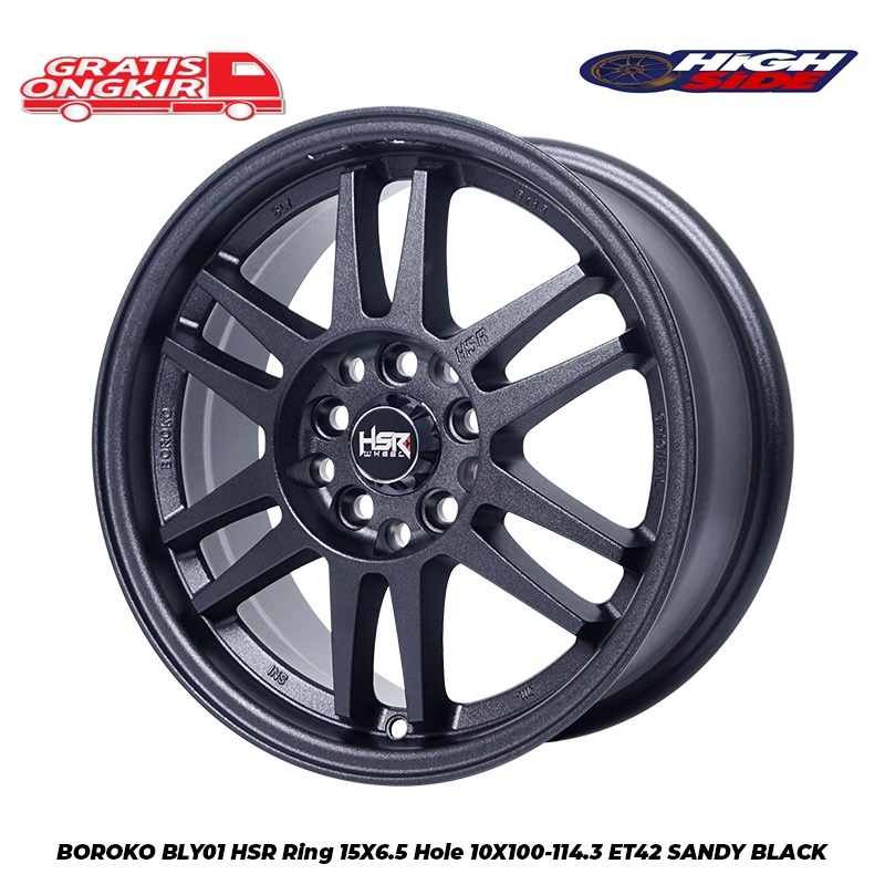 Jual Velg Racing Mobil Luxio,Apv,Granmax,Kuda,L300,Innova Velg Hsr Boroko Bly01 R15 | Shopee ...