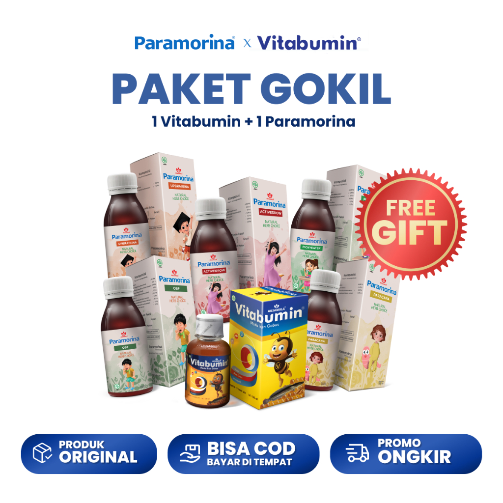 Jual Paket Gokil - VItabumin x Paramorina - Kekebalan Tubuh dan ...