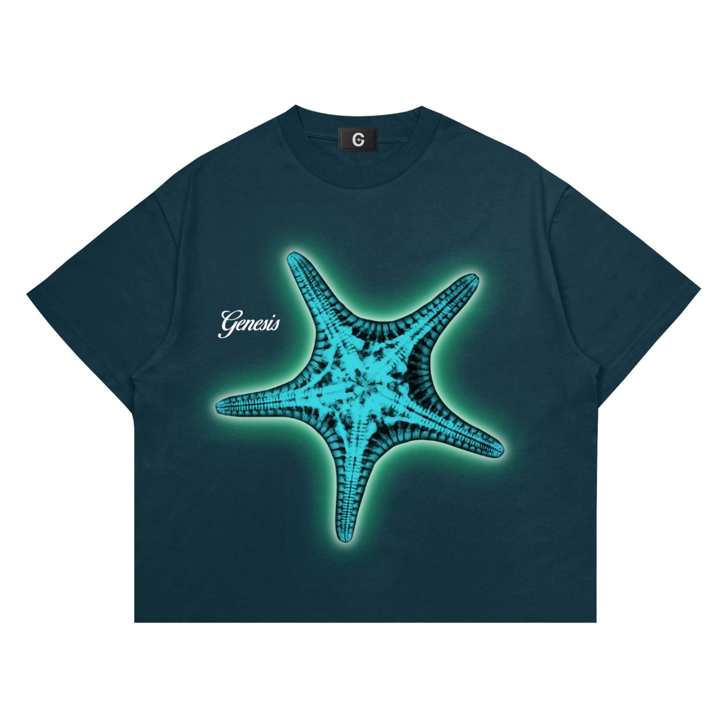 Jual Genesis Conspiracy - Boxy Oversized T-shirt Shine Atlantic Sea ...