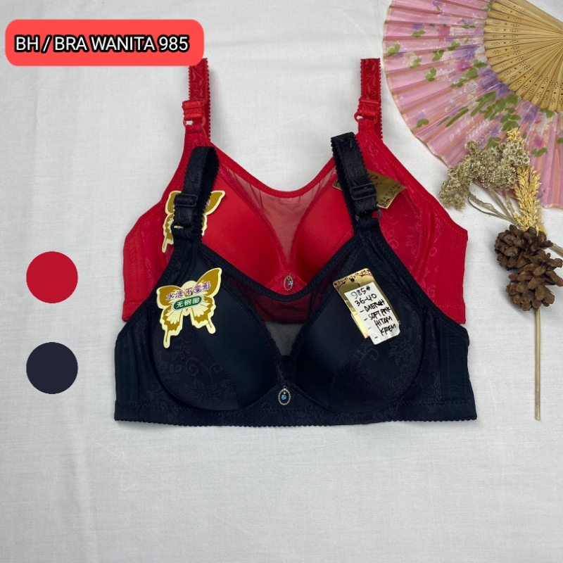 Jual BRA / BH TANPA KAWAT WANITA 985 BUSA TIPIS SUPER SOFT Push Up ...