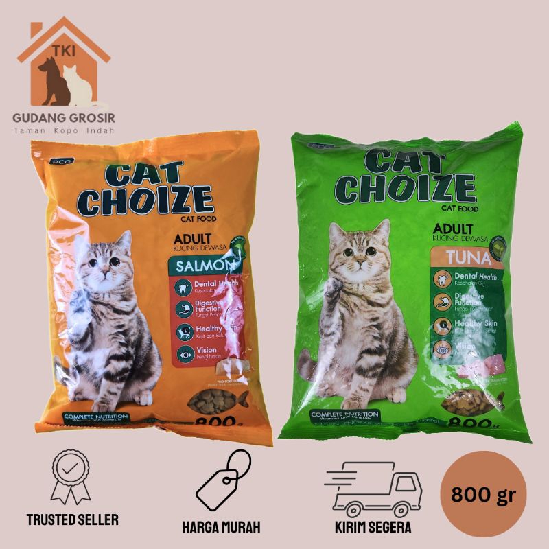 Jual Cat Choize 800gr Dry Cat Food Makanan Kucing | Shopee Indonesia
