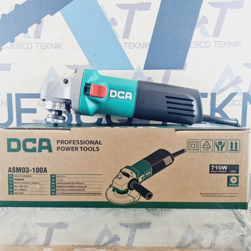 Jual DCA ASM03-100A GERINDA TANGAN 4 INCH - ANGLE GRINDER 100MM ...