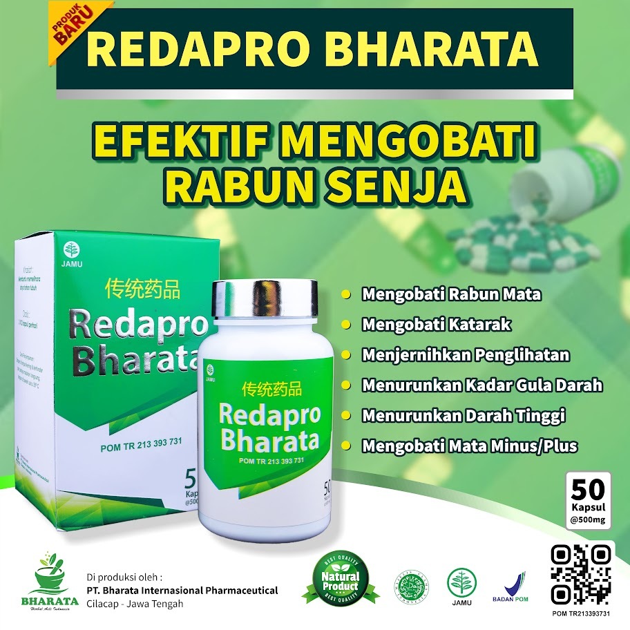 Jual Obat Rabun Senja, Mata Plus, Infeksi Pada Mata Redparo Bharata 100 ...