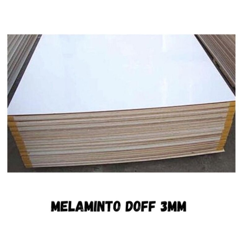 Jual TRIPLEK 3MM CUSTOM MELAMINTO DOFF 1 SISI | MULTIPLEK POTONGAN 3MM ...