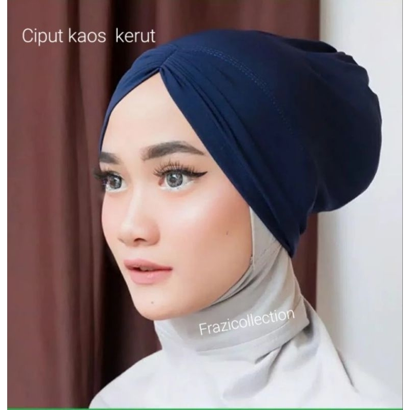 Jual INNER KERUT/CIPUT HIJAB KERUT KAOS/CIPUT KAUS HANA KERUT | Shopee ...