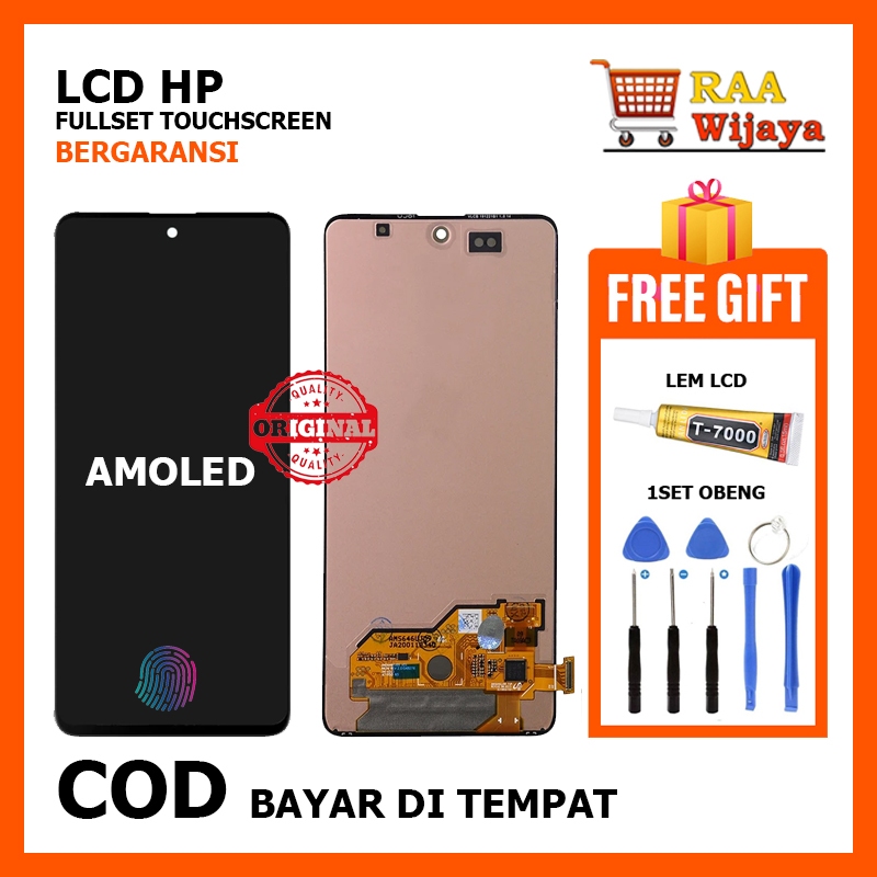 Jual [ORIGINAL] LCD SAMSUNG GALAXY A51 / A515 OLED LAYAR FULL /A515F/M317/M31S FINGERPRINT ...