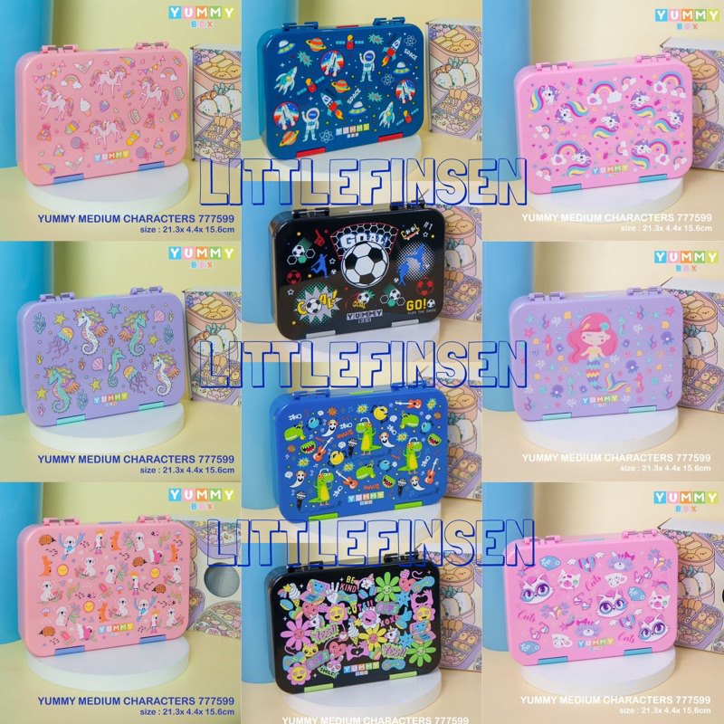Jual yummy box kotak makan/yummybox lunchbox/yummy box character/yummy ...