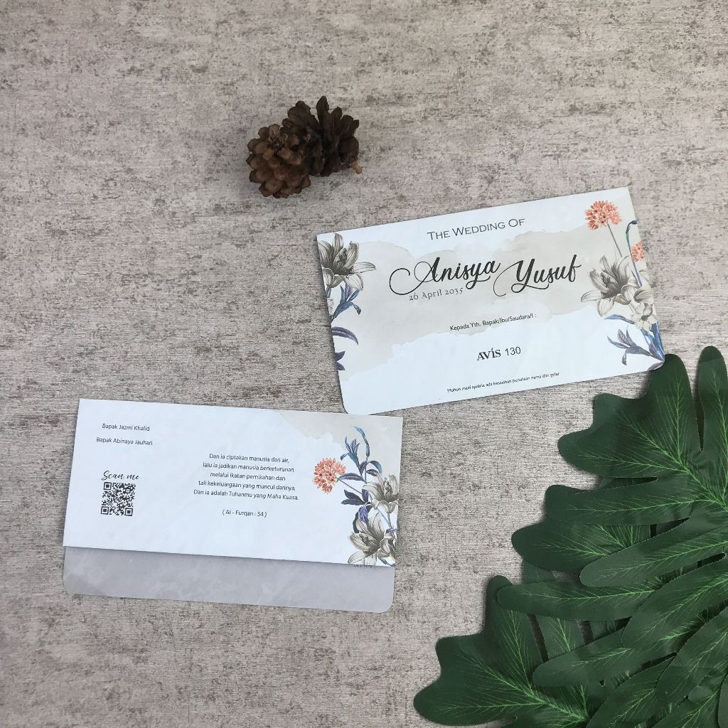 Jual Blangko Undangan Pernikahan Avis 130 Harga Murah | Shopee Indonesia
