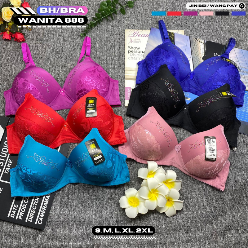 Jual BRA / BH TANPA KAWAT 888 CUP-C BUSA TIPIS SOFT Pakaian Dalam ...