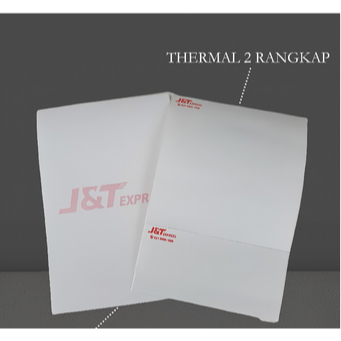 Jual Label Thermal 4X6 J&T 2 Rangkap 100x150 mm Sticker Resi JNT ...