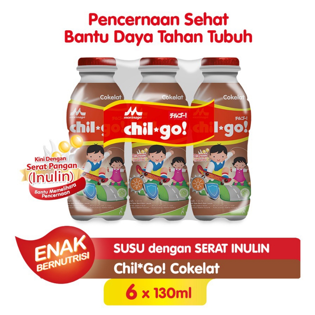 Jual CHIL GO Susu Coklat UHT - 6x130ml ( pack) | Shopee Indonesia