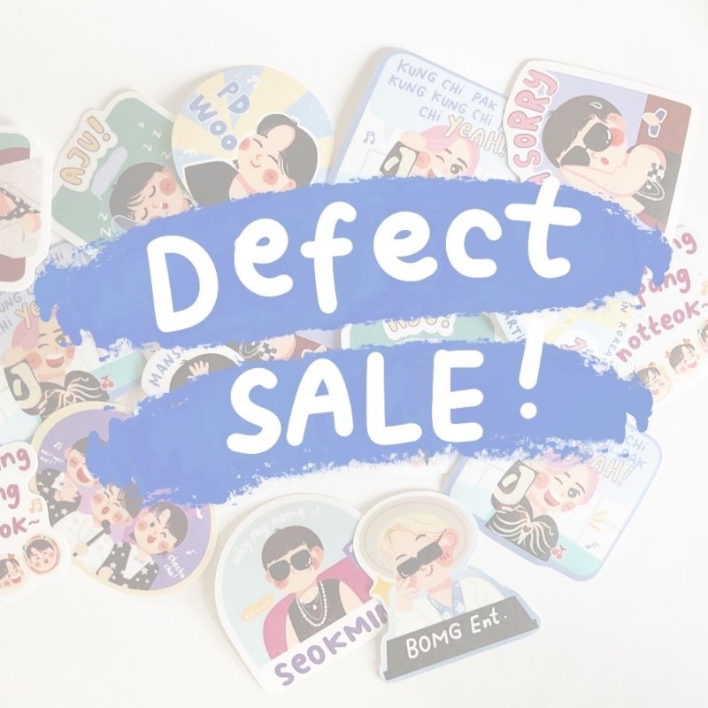 Jual DEFECT Sale Stickers | Shopee Indonesia