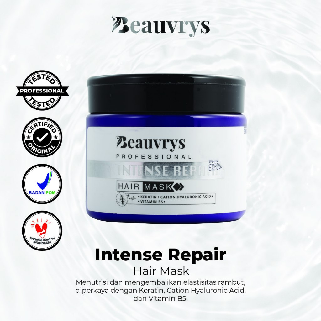 Jual Beauvrys Professional Intense Repair Hair mask | Shopee Indonesia