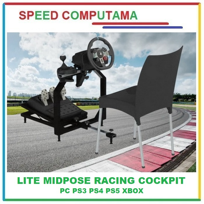 Jual Lite Midpose Kursi Racing Simulator Stand Gaming Balap Stir Setir ...