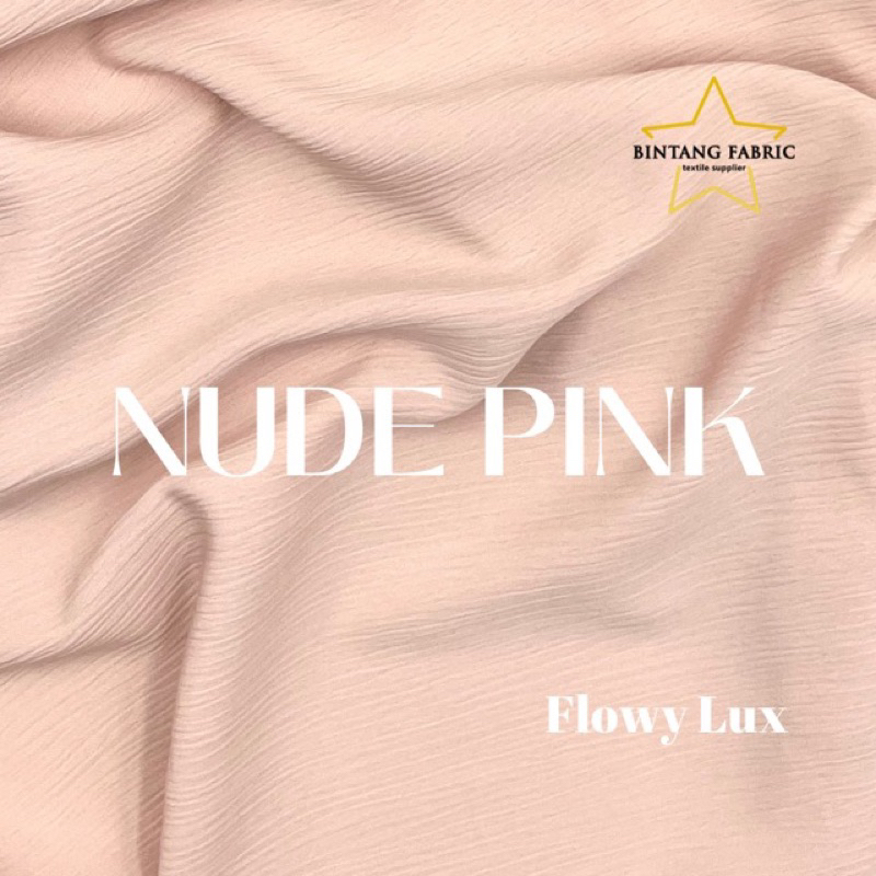 Jual Bahan Kain Flowy Lux Youryu Crinkle Airflow 0,5 meter | Shopee ...