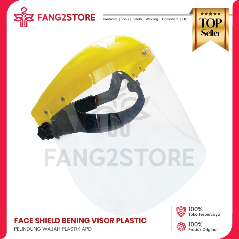Jual Face Shield Acrylic Helmet APD Akrilik Pelindung Wajah Gerinda ...