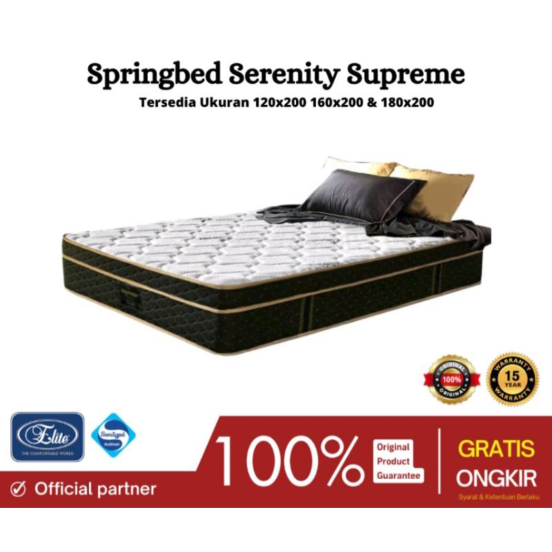 Jual Kasur Springbed Elite Serenity Supreme | Shopee Indonesia