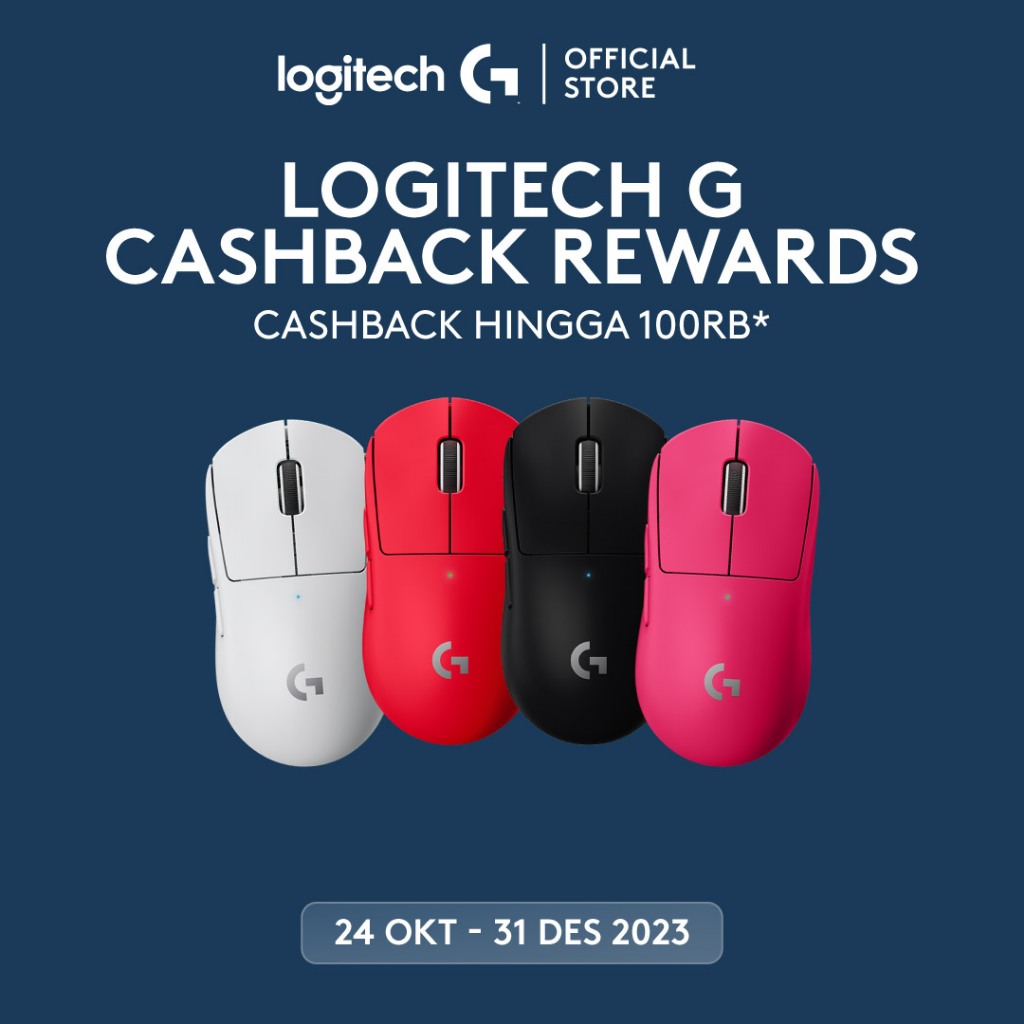 Jual Logitech G PRO X SUPERLIGHT Mouse Gaming Wireless with HERO Sensor ...