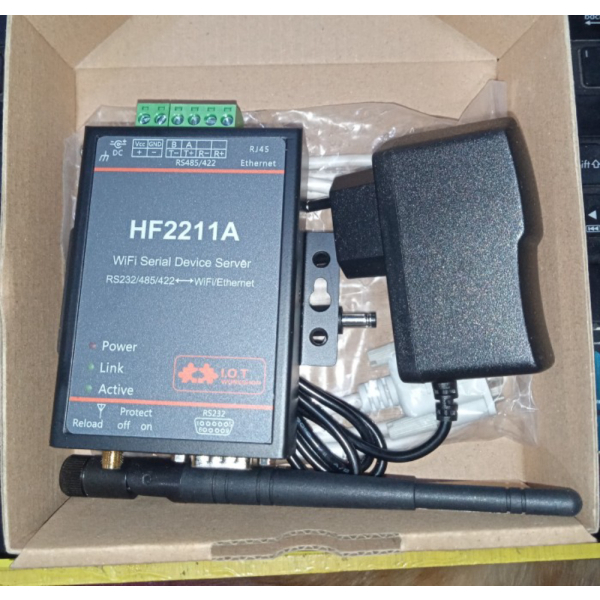 Jual HF2211A WiFi Serial Device Server RS232/RS485/RS422 ke WIFI ...