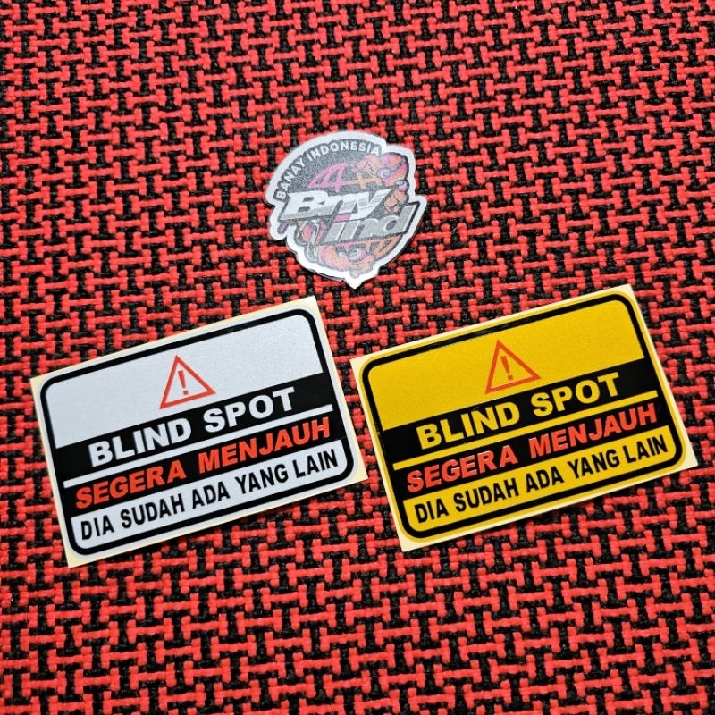 Jual Stiker Sticker Blind Spot Segera Menjauh Dia Sudah Ada Yang Lain ...