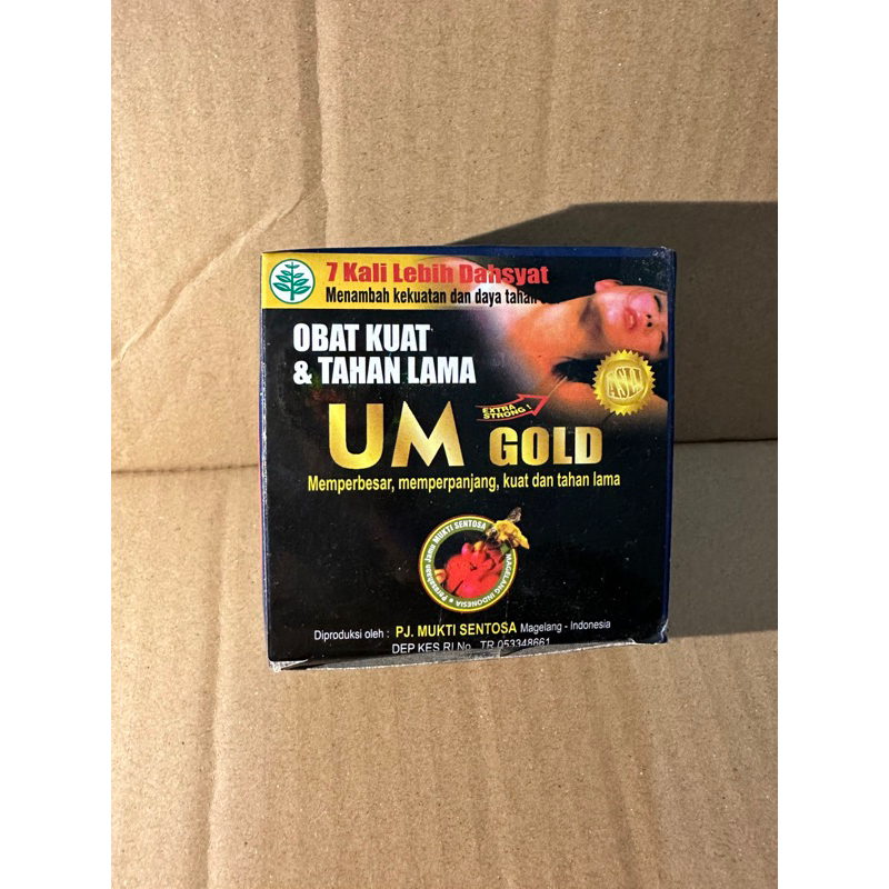 Jual UM GOLD (OBAT KUAT DAN TAHAN LAMA) | Shopee Indonesia