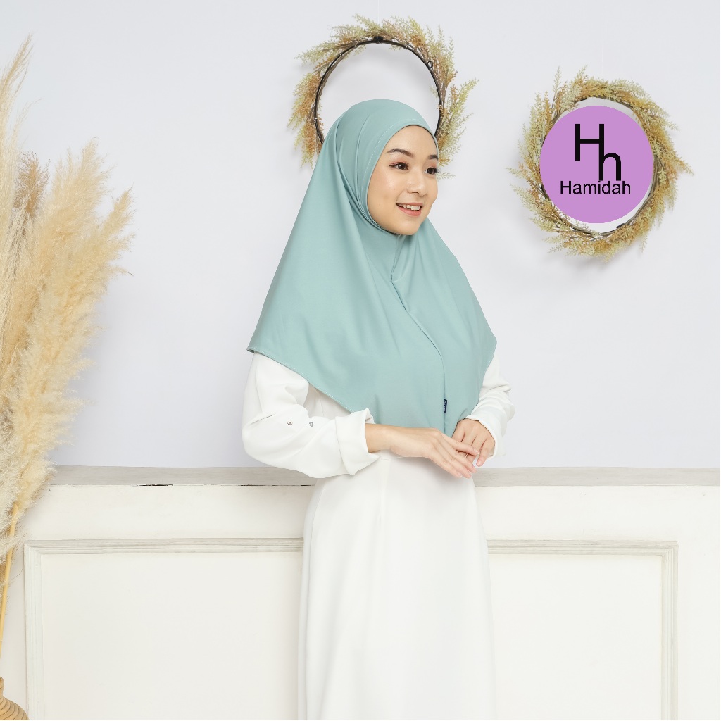 Jual HIJAB BERGO MALAY HAMIDAH / KERUDUNG INSTAN | Shopee Indonesia