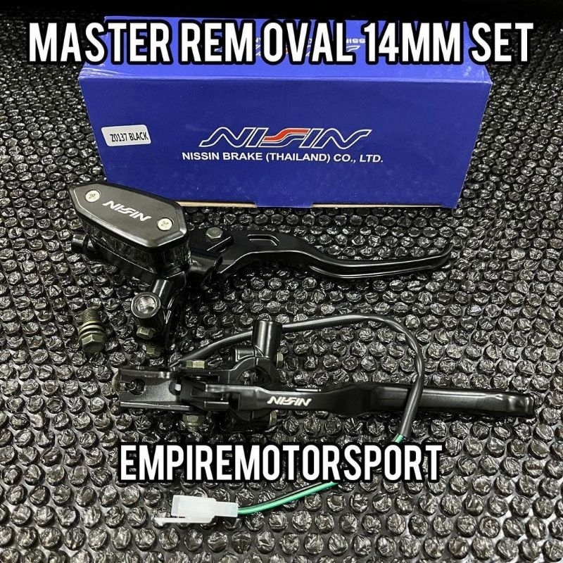Jual Master rem Nissin model RCB tabung oval 14MM Universal PNP Beat ...