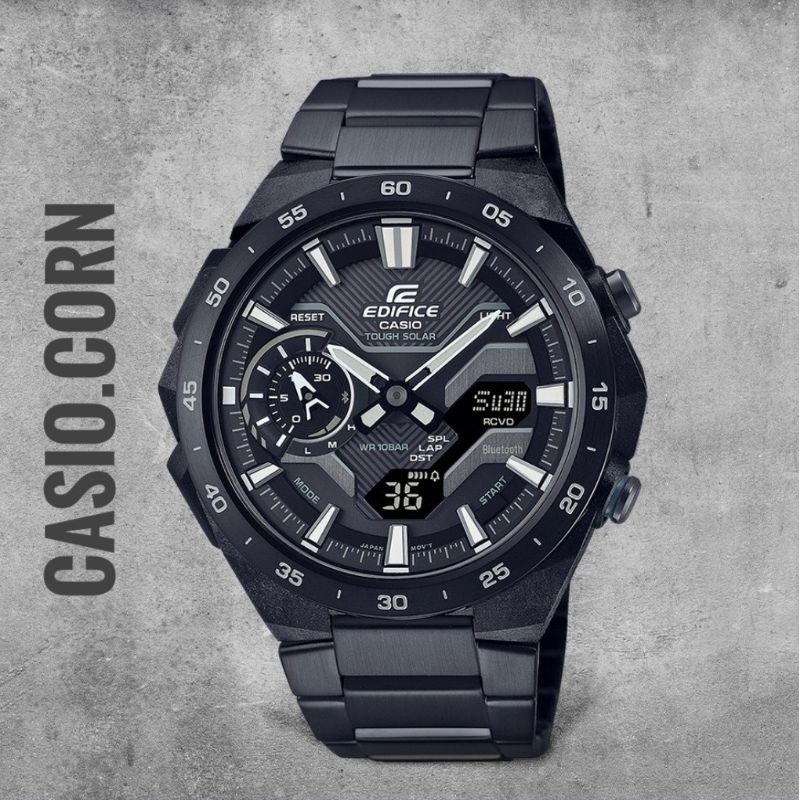 Jual JAM TANGAN PRIA CASIO EDIFICE ECB-2200DC-1A ORIGINAL - ECB2200 HITAM | Shopee Indonesia