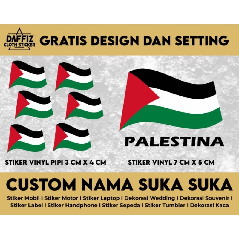 Jual Stiker Vinyl Exilo Palestina | Shopee Indonesia