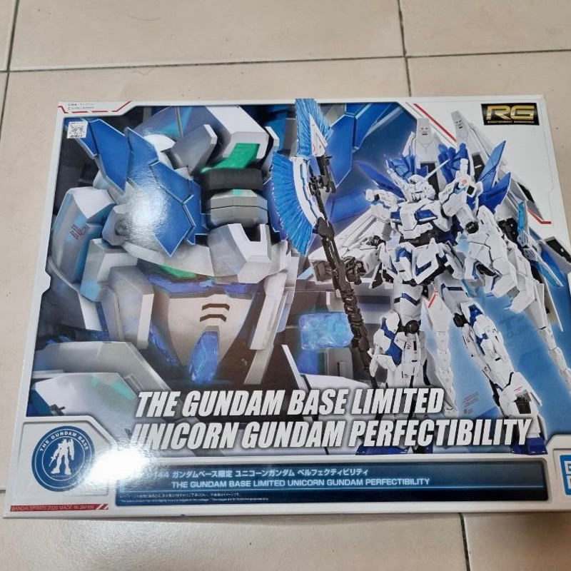 Jual RG 1/144 Unicorn Gundam Perfectibility Base Limited | Shopee Indonesia