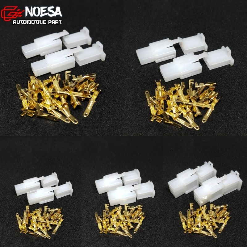 Jual SOKET SOCKET MOTOR KECIL 2PIN/3PIN/4PIN/6PIN/9PIN KONEKTOR KABEL ...