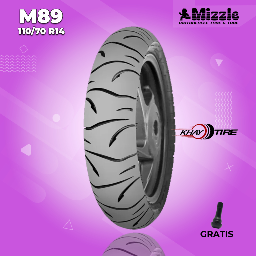 Jual Ban Motor Matic MIZZLE M89 110/70 Ring 14 Tubeless | Shopee Indonesia