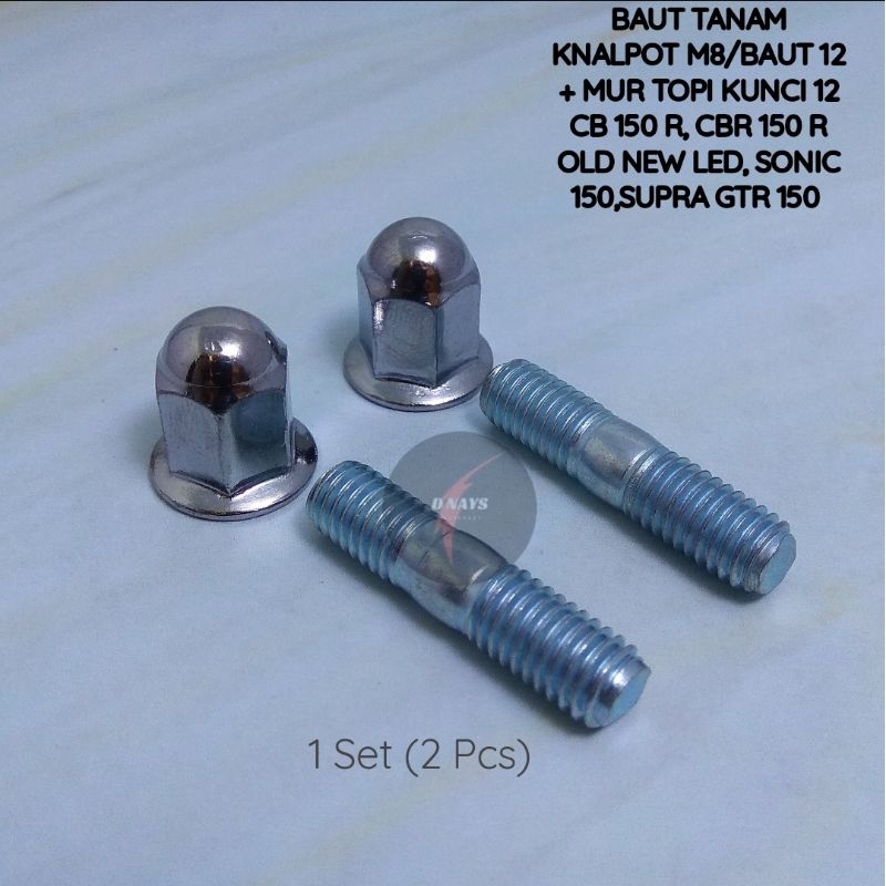 Jual Baut Baud Tanam Knalpot Honda Supra GTR 150,Sonic 150,Cb150r / Cbr150r Old New Led | Shopee ...