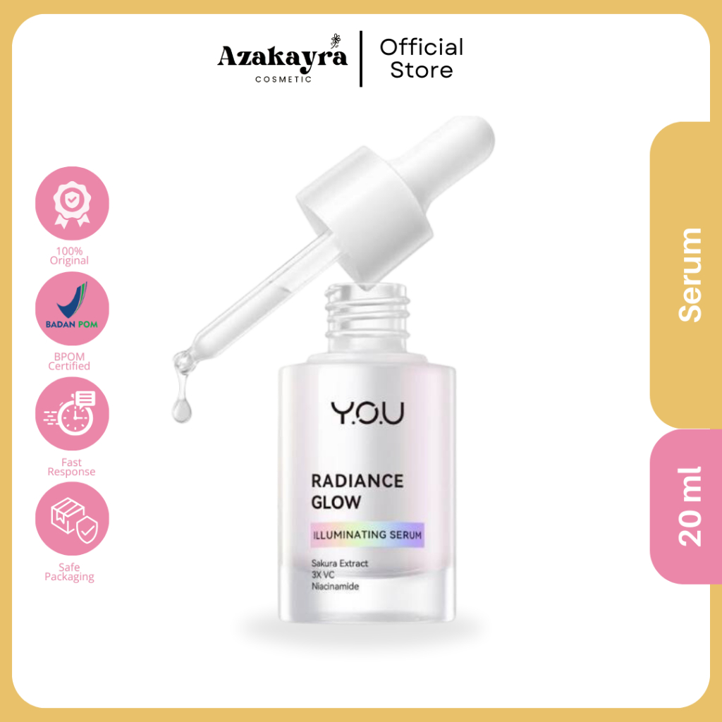 Jual Azakayra Cosmetic - YOU Radiance Glow Iluminating Serum | Shopee ...