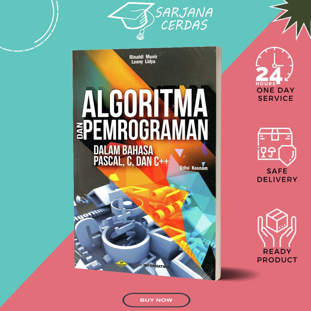 Jual ALGORITMA DAN PEMROGRAMAN DALAM BAHASA PASCAL, C DAN C+ EDISI 6 ...