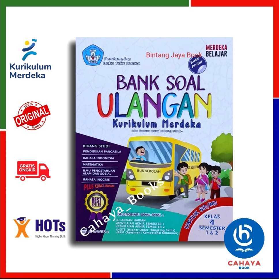 Jual Buku Bank Soal Ulangan Kurikulum Merdeka Kelas 4 SD/MI | Shopee Indonesia
