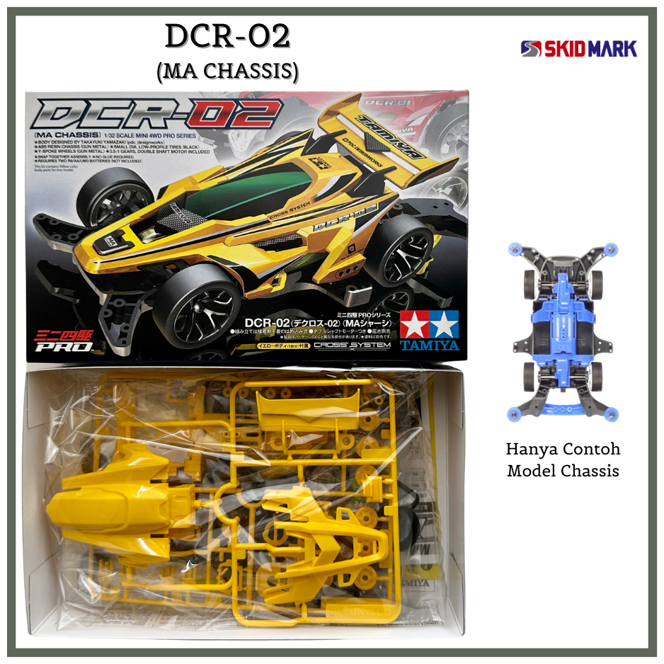 Jual Mobil Rakit Tamiya Mini 4WD - DCR-02 MA Chassis (ORIGINAL) | Shopee Indonesia